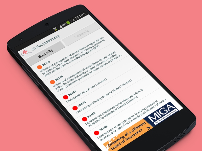 MBS Search – The latest Medicare Benefits Schedule on your phone – Blue ...